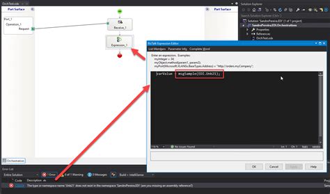 BizTalk Server Visual Studio Error The Type Or Namespace Name Unb21