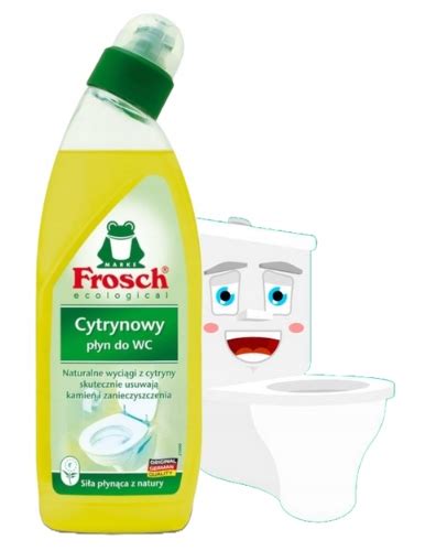 Płyn do czyszczenia WC cytrynowy Frosch 750ml DomoDomo