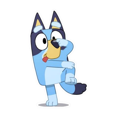 Silly Bluey Kiss Cut Vinyl Decals Etsy