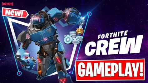 Mecha Strike Commander Skin Gameplay In Fortnite June Crew Pack Youtube