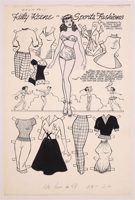 Pin On Katy Keene Paper Doll