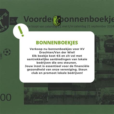 Bonnenboekjes Kv Drachten Van Der Wiel