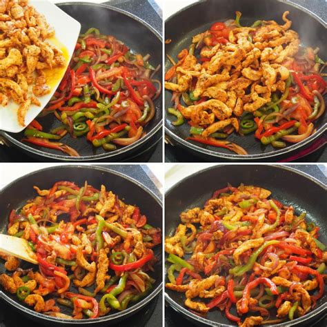 Fajitas De Pollo El Cocinero Casero Carnes
