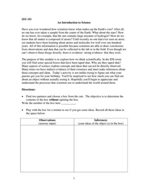 Fillable Online Instruction Greenriver 1 IDS 101 An Introduction To