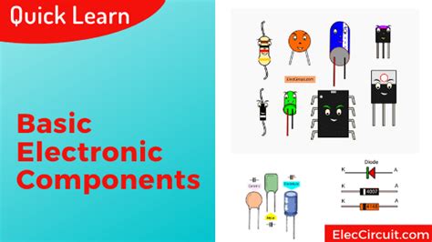 electronic components list with images