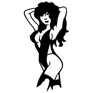 Sexy Lady Stickers Custom Decals