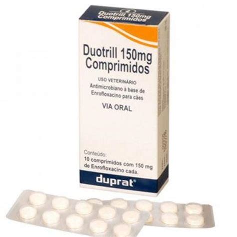 Antimicrobiano Duprat Duotrill 150mg 10 Comprimidos Antibiótico