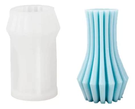 Molde De Silicone Formato Vela Cilíndrica Modelo 06 MercadoLivre