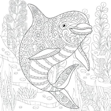 Sea Life Coloring Pages For Adults At Getcolorings Free Printable