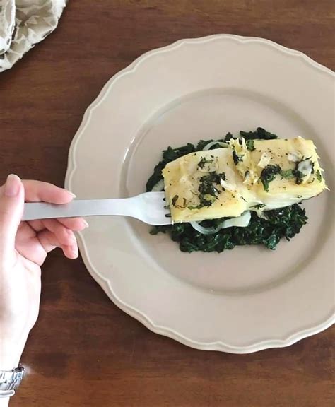 Bacalhau No Forno Em Cama De Esparregado Riberalves