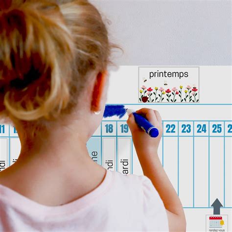 La poutre du temps Montessori à imprimer gratuitement Tête à modeler