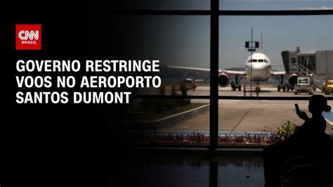 Restrição a voos no Santos Dumont deve levar Infraero ao prejuízo CNN