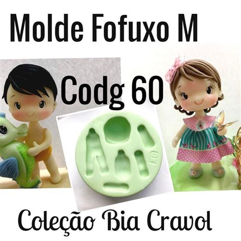 Molde Fofuxo M cod 60 coleção Bia Cravol Ateliê Bia Cravol