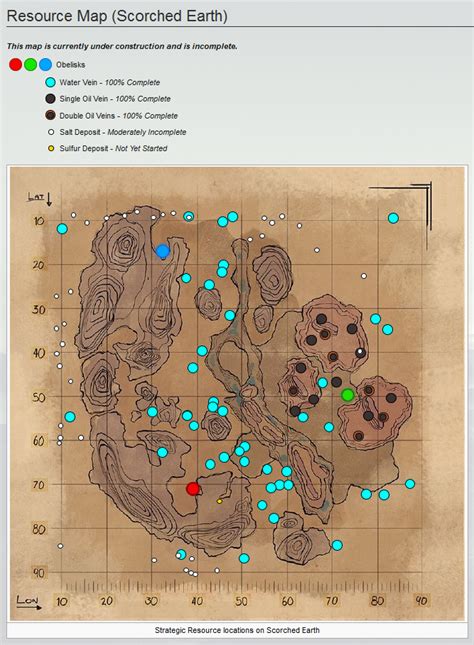Ark Scorched Earth Map