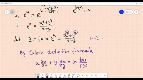 euler s theorem on homogeneous functions in bangla problems and solutions youtube