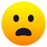 Cara Con El Ceño Fruncido Y La Boca Abierta Emoji on JoyPixels 6 0