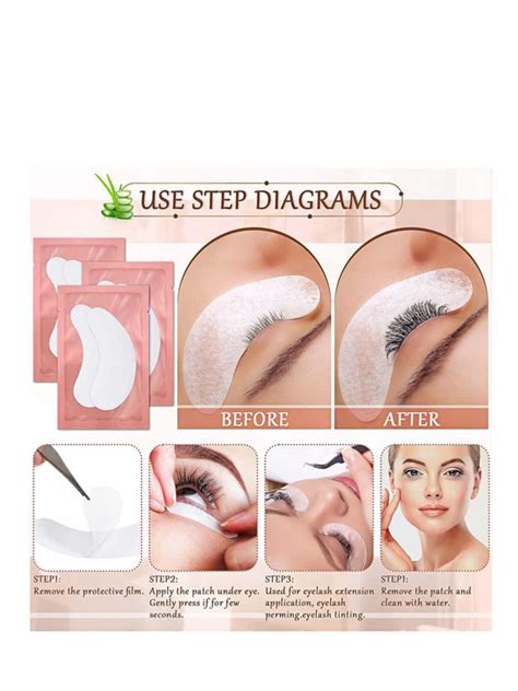 PARCHES PARA EXTENSIONES DE PESTAÑAS 50 UNIDADES Lovely Lashes