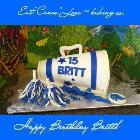 Cheerleader Megaphone Cake Decorated Cake By CakesDecor