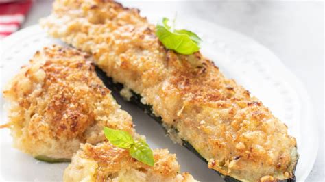 Courgettes Farcies Au Thon Et Aux Pommes De Terre Recette Diner