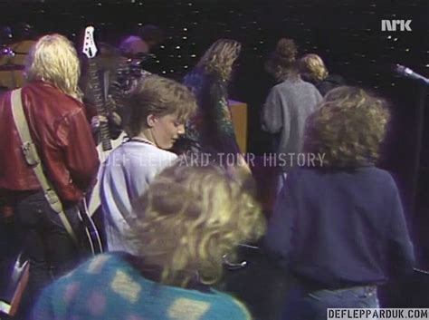 Years Ago Def Leppard Perform Hysteria In Oslo Norway Video Photos