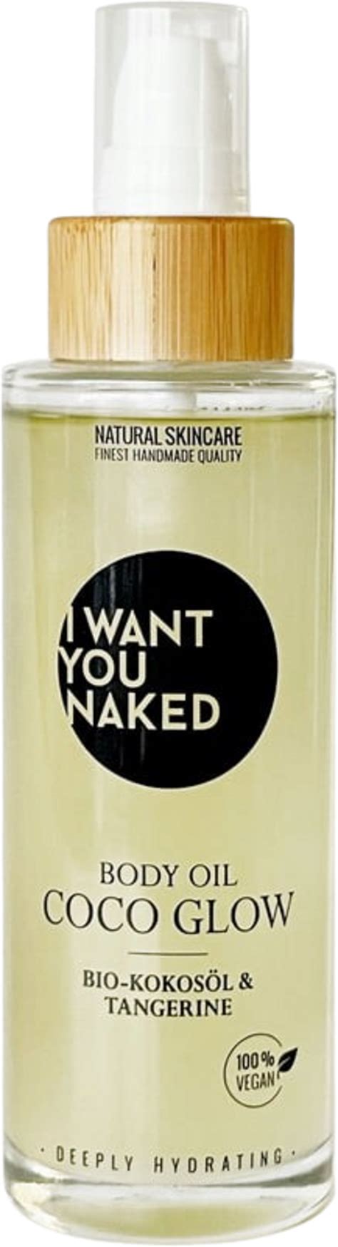 I WANT YOU NAKED Coco Glow Body Oil 100 Ml Ecco Verde Online Shop