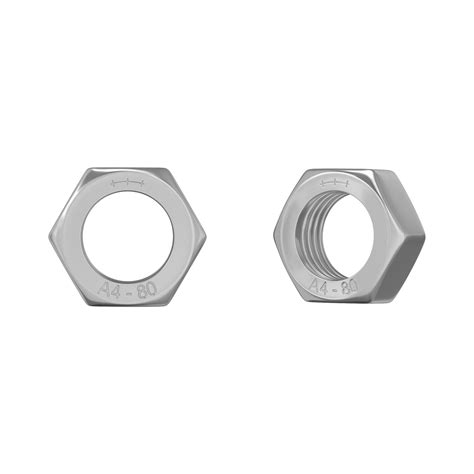 6 tuerca hexagonal de acero inoxidable Ø 10 mm Leroy Merlin