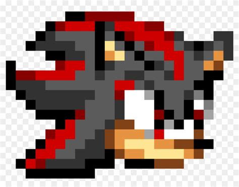 Shadow The Hedgehog Shadow Sonic Pixel Art Clipart 307946 PikPng