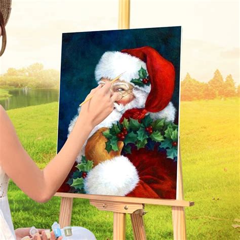Santa Claus Acrylic Painting