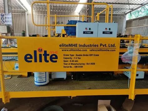Double Girder Eot Cranes For Industrial Use At Best Price In Anand