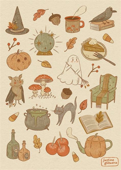 Pin On Cozy Images Gifs Fall Drawings Autumn Art Autumn Illustration