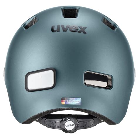 Uvex Rush Visor Deep Turquoise Matt Ltm Silver Bike Helmets Uvex