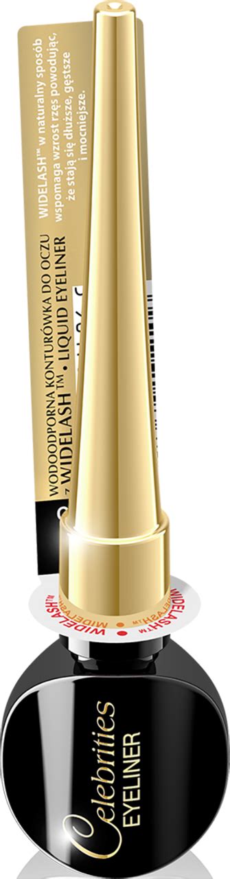 EVELINE COSMETICS Celebrities eyeliner w płynie wodoodporny Czarny
