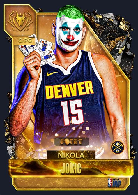 Nba K Kdb Custom Card Jokic The Mvp