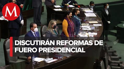 Senado inicia discusión sobre eliminación de fuero presidencial Vídeo