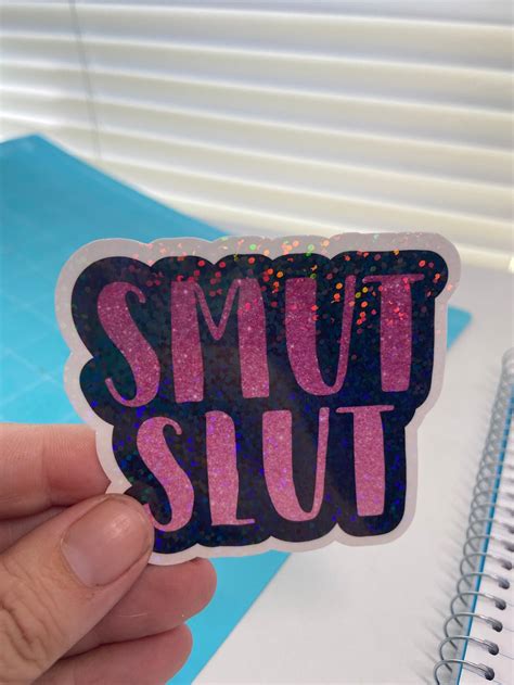 Smut Slut Sticker Smut Stickers Kindle Sticker Book Club Etsy