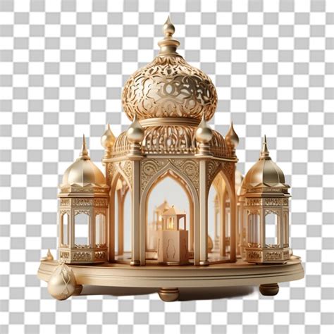 Premium Psd Psd Islamic Lantern Decoration Premium Psd