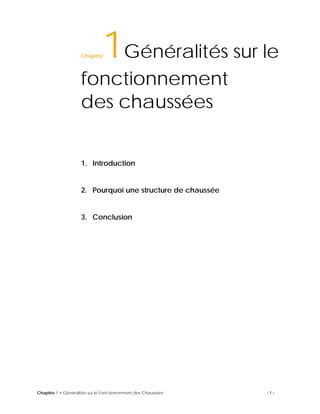 1 généralités fonctionnement chaussées PDF