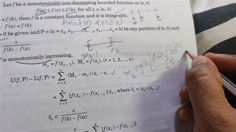 16 every bounded monotonic function is a integrable function youtube