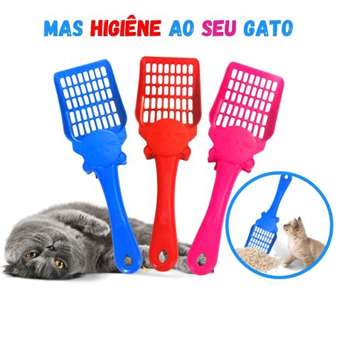 Pá Pazinha Higiênica Cães Gatos Caixa De Areia Coletor Fezes