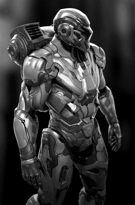 Exoskeleton Futuristic Armor Suit