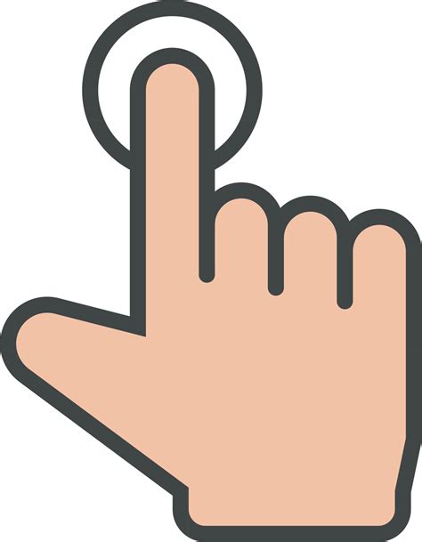 Hand Cursor Icon Clip Art 21996867 PNG