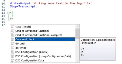 how to comment powershell code theitbros
