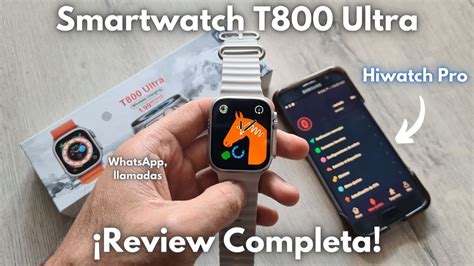 Smartwatch T800 Ultra Vale la pena Características y Opiniones