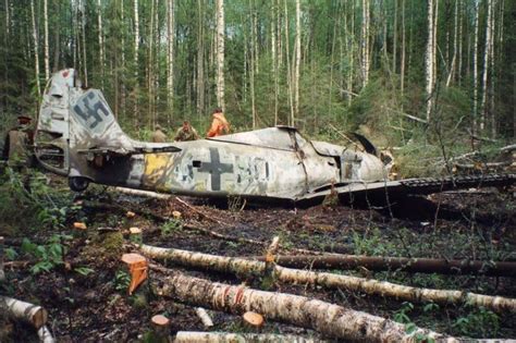 This Is A Focke Wulf Fw 190A5 That Crashed Near Kirishi In A Forest