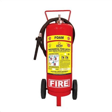 Trolley Mounted Mechanical Foam Fire Extinguisher Color Red At Best