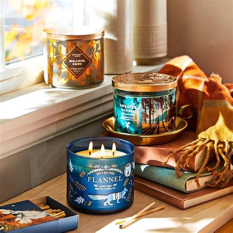 Bath Body Works White Barn 3 Wick Candle In Mahogany Teakwood High