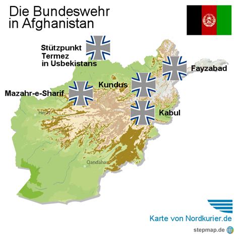 StepMap Afghanistan Landkarte für Afghanistan