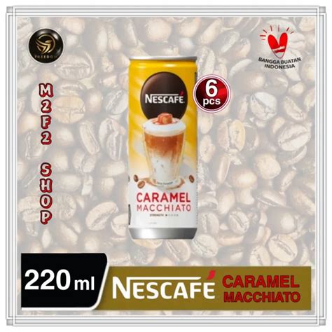 Kopi Nescafe Ala Cafe Caramel Macchiato Kaleng Can Ml Kemasan