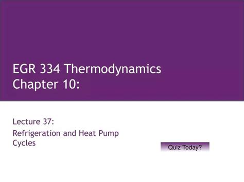 PPT EGR 334 Thermodynamics Chapter 10 PowerPoint Presentation Free
