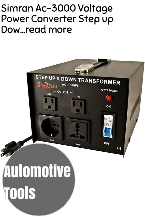 Simran AC 3000 Voltage Power Converter Step Up Down Transformer 110